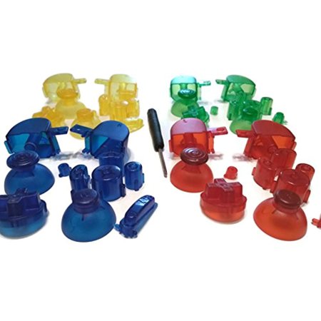 Gamecube Controller Full Buttons Mod Kit 4 Sets Red Blue Green Yellow ...