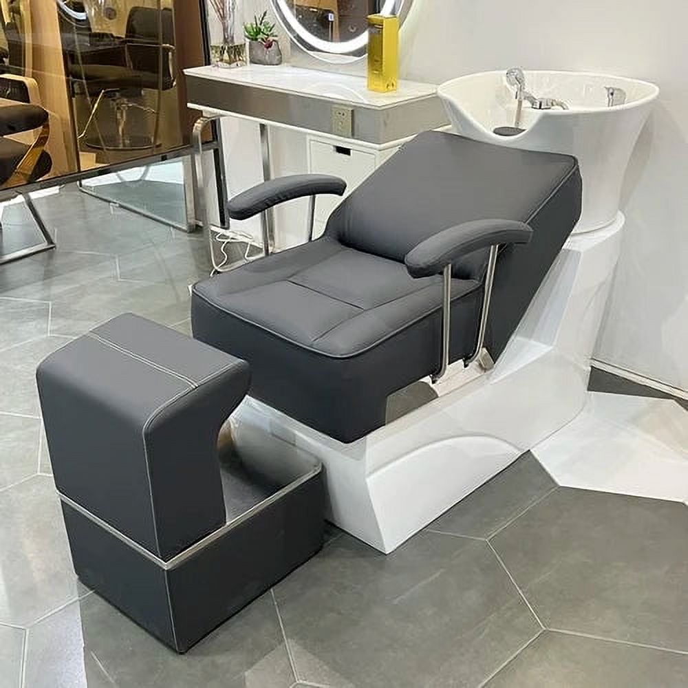 Barber Shaving Chair Shampoo Beauty Salon Hair Washing Massage Bed ...