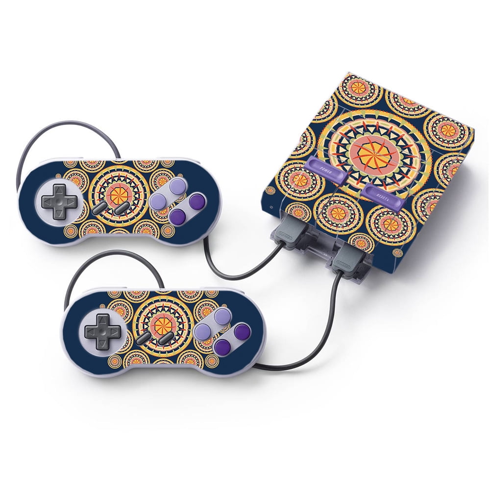 Skin Decal Wrap Compatible With Nintendo Super NES Classic Sticker ...