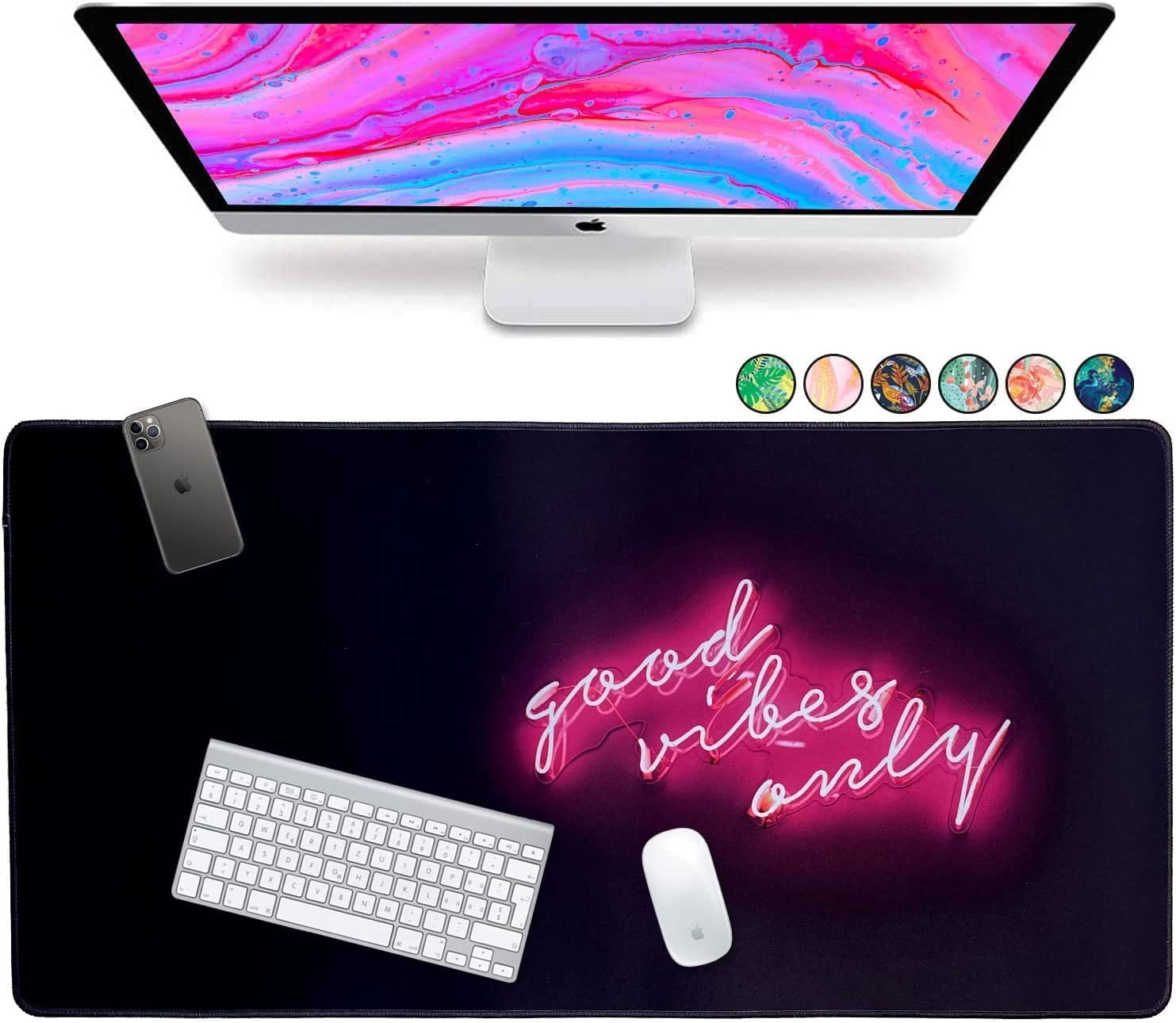 Large Mouse Pad, Desk Mat, Keyboard Pad Home Office School Essentials ...