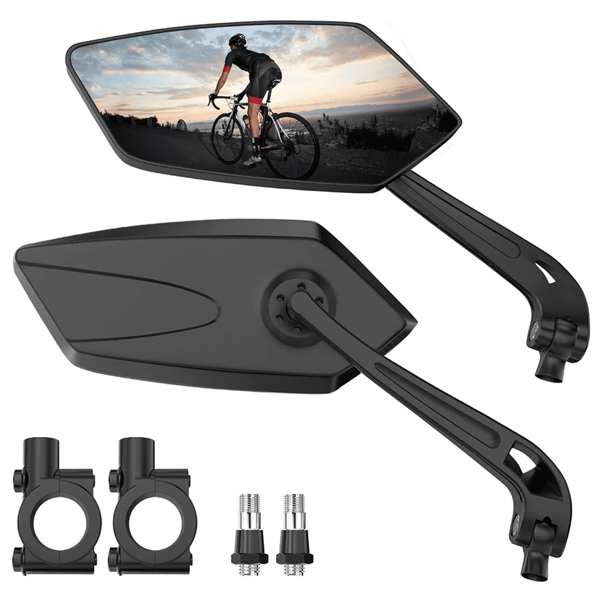 Click here for Unbranded Bike Mirror 2 Pack  Bike Mirrors Handleb... prices