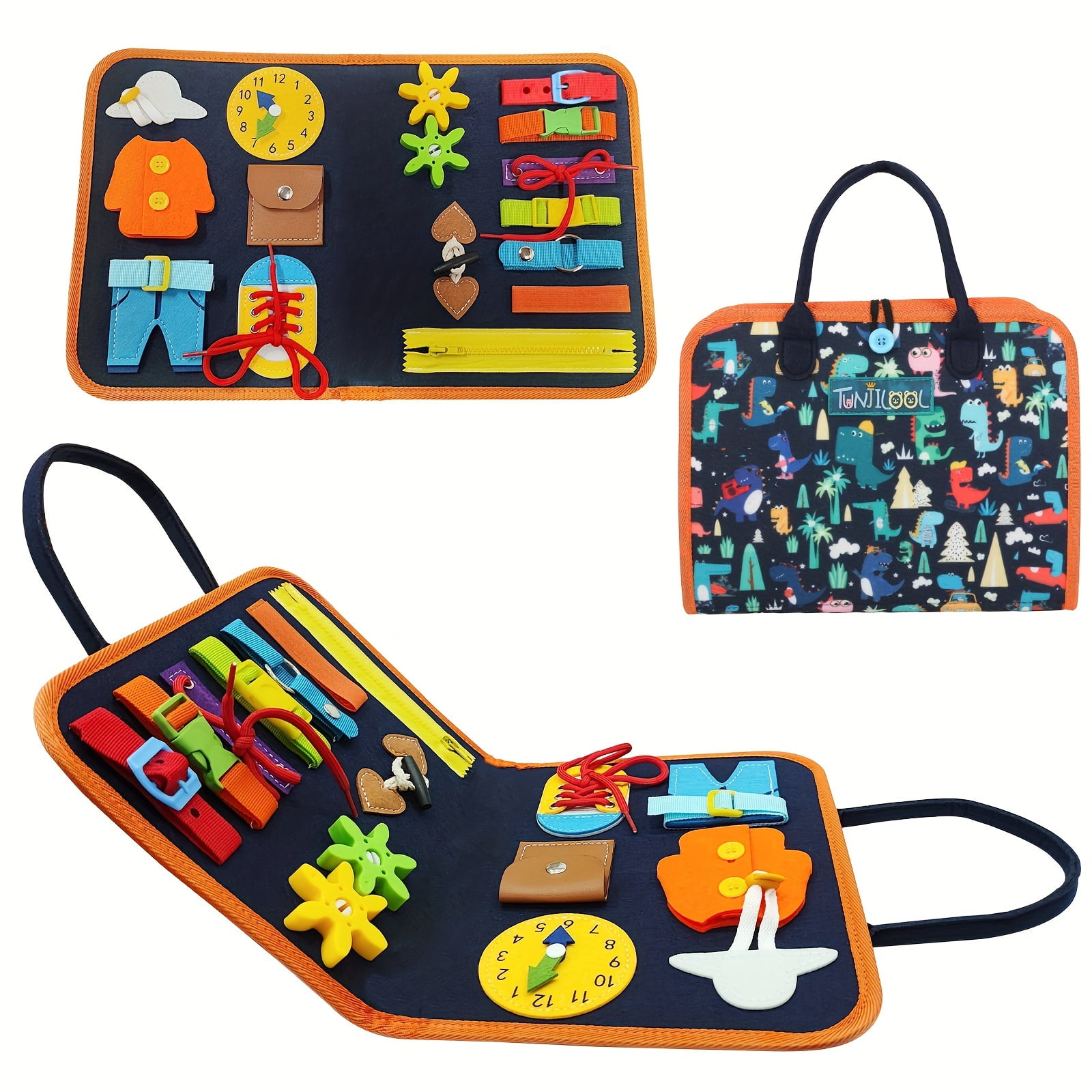 Click here for Grm Felt Book Busy Board For Toddler  Montessori S... prices