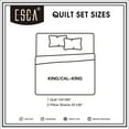 Esca Modern 3 Piece Agatha Quilt Bedding Sets King