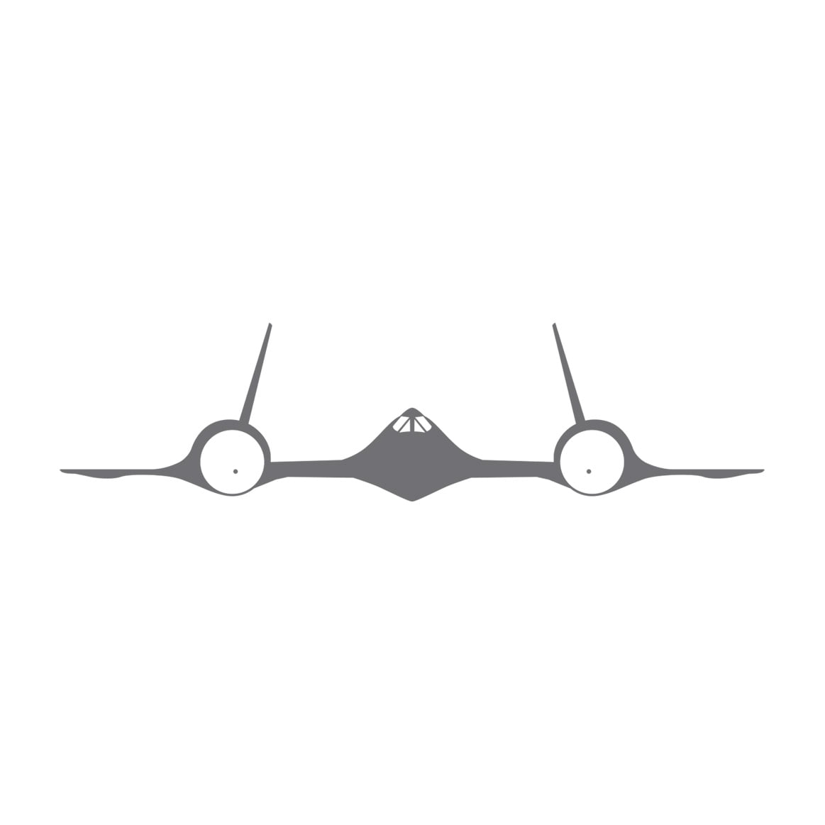 SR-71 Blackbird Sticker Decal Die Cut - Self Adhesive Vinyl ...