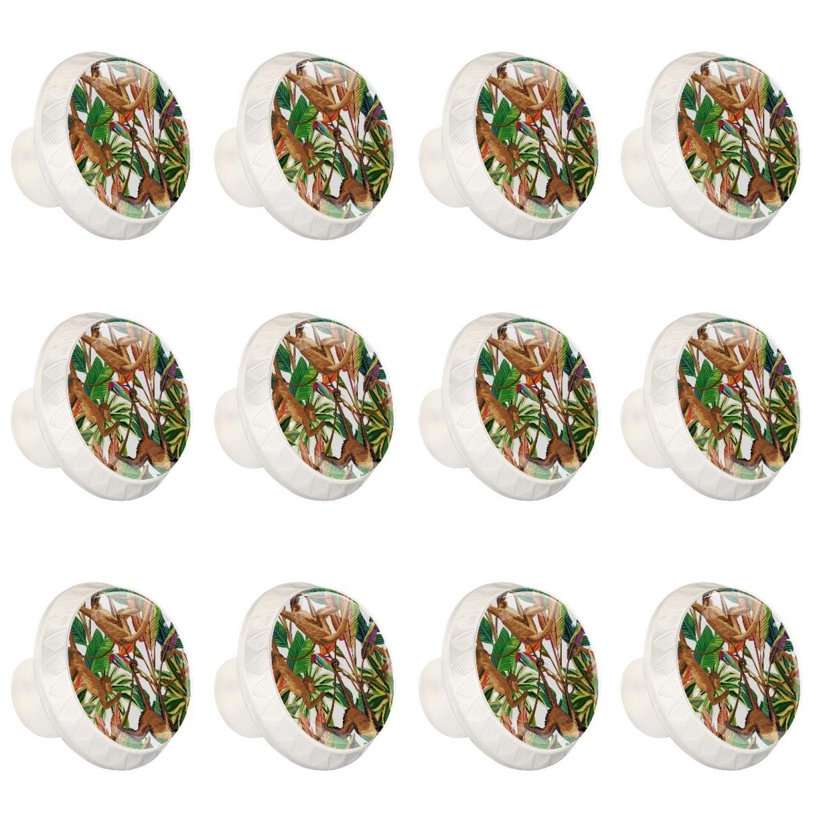 12 Pcs Tropical jungle Monkey Knobs for Kitchen Cabinet Cupboard ...