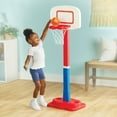 Play Day Adjustable Basketball Goal with Built-In Ball Storage and Easy ...