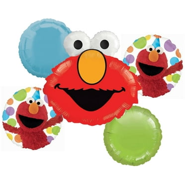 Sesame Street Elmo Balloon Bouquet 10pc - Walmart.com