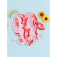 JINGDAN Kids Toddler Baby Girls Summer Swimsuit ,9-24 Months 2T 3T 4T 5T Long Sleeve One-Piece ...