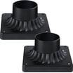 John Timberland Rustic Industrial Outdoor Post Light Mount Adapter ...