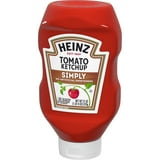 Heinz Simply Tomato Ketchup with No Artificial Sweeteners, 31 oz Bottle ...