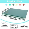 RETON 6Pcs A5 Spiral Notebook, 6 Subject, College Ruled Paper, Fights ...