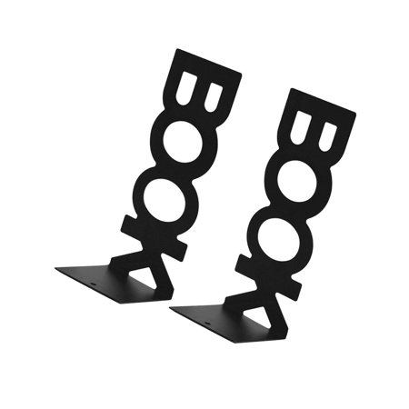 2 Pieces Metal Bookends Non Skid Book Book Stoppers Book Stoppers for ...