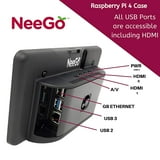 Raspberry Pi 4 Screen Case for Raspberry Pi Monitor Touchscreen 7-inch NeeGo HDMI Hardware ...