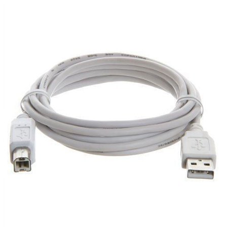 10ft Black USB 2.0 Printer Cable, Type A to B - Walmart.com