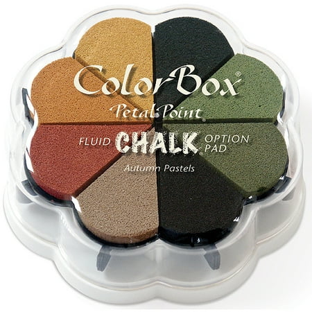 ColorBox Fluid Chalk Petal Point Ink Pad 8 Colors-Autumn Pastels ...