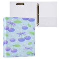 2Pack 3 Ring Binder 1.5 inch Round Rings with Interior Pockets Binders ...