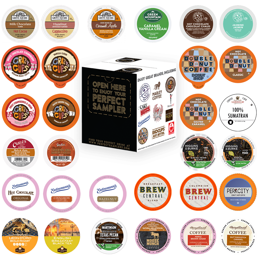 Custom Variety Pack Single Serve for Keurig K Cup Sampler, 30 Count ...