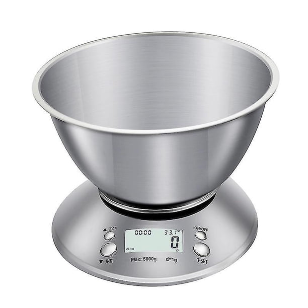 Home 3/5kg Electronic Digital Kitchen Food Scale With Stainless Steel ...