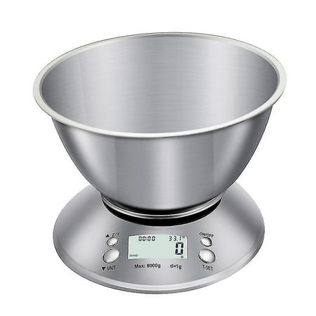 Home 3/5kg Electronic Digital Kitchen Food Scale With Stainless Steel ...
