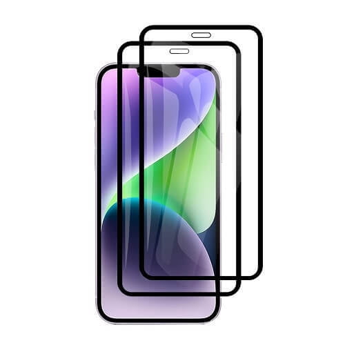 Supershield Iphone 14 Plus Screen Protector Tempered Glass Shatterproof Full Coverage Tempered Glass Shield With Enhanced Edge