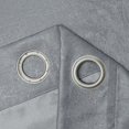 "Pinewave Grommet-Top Blackout Curtains, Light Sparkly Metallic Gray ...