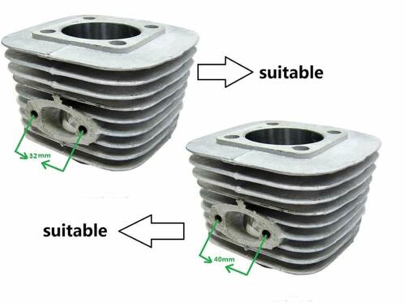 Buy CDHPOWER G2 Racing Reed Valve Kit Fit 40mm and 32mm Intake 2 in1 ...