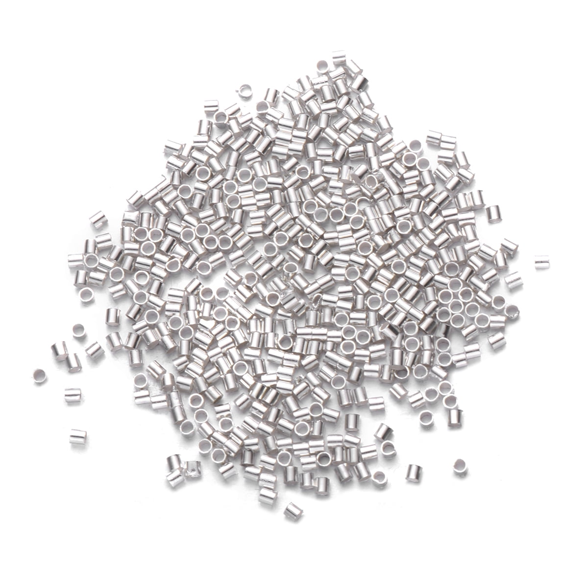 Beads Jewelry Spacer Tube Cord Connectors Bead Bracelet End Caps Alloy ...