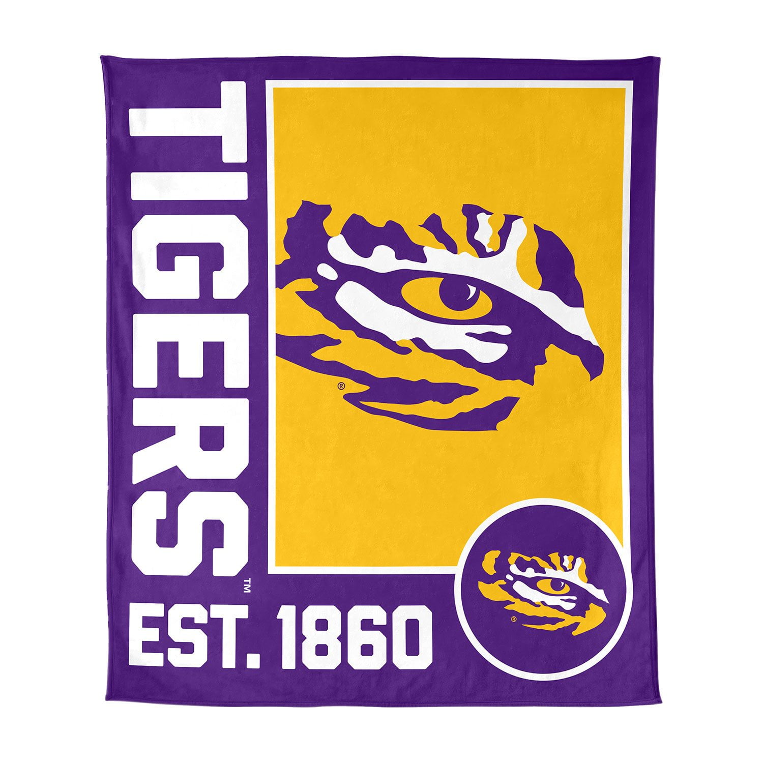 Logo Brands LSU Tigers 60"x70" Super Plush Blanket - Samsclub.com