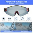 TOUMENY Windproof Ski Goggles, Professional Anti-Fog UV Protection ...