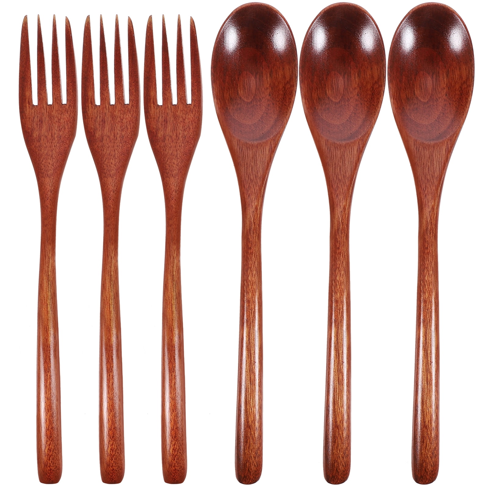 Click here for Shisuyan 6pcs Wooden Forks And Spoons Wood Tablewa... prices