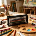 Under 10 Dollars! YZEGDCH Wide-Opening Pencil Pen Pouch, Large Storage ...