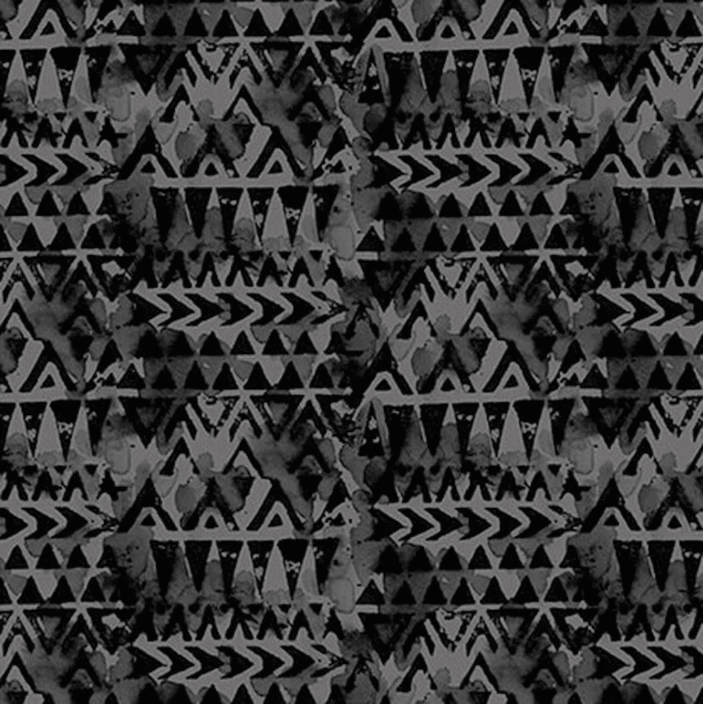 Blank Quilting 9954-88 Tessellations Twice Triangles Geo Charcoal ...