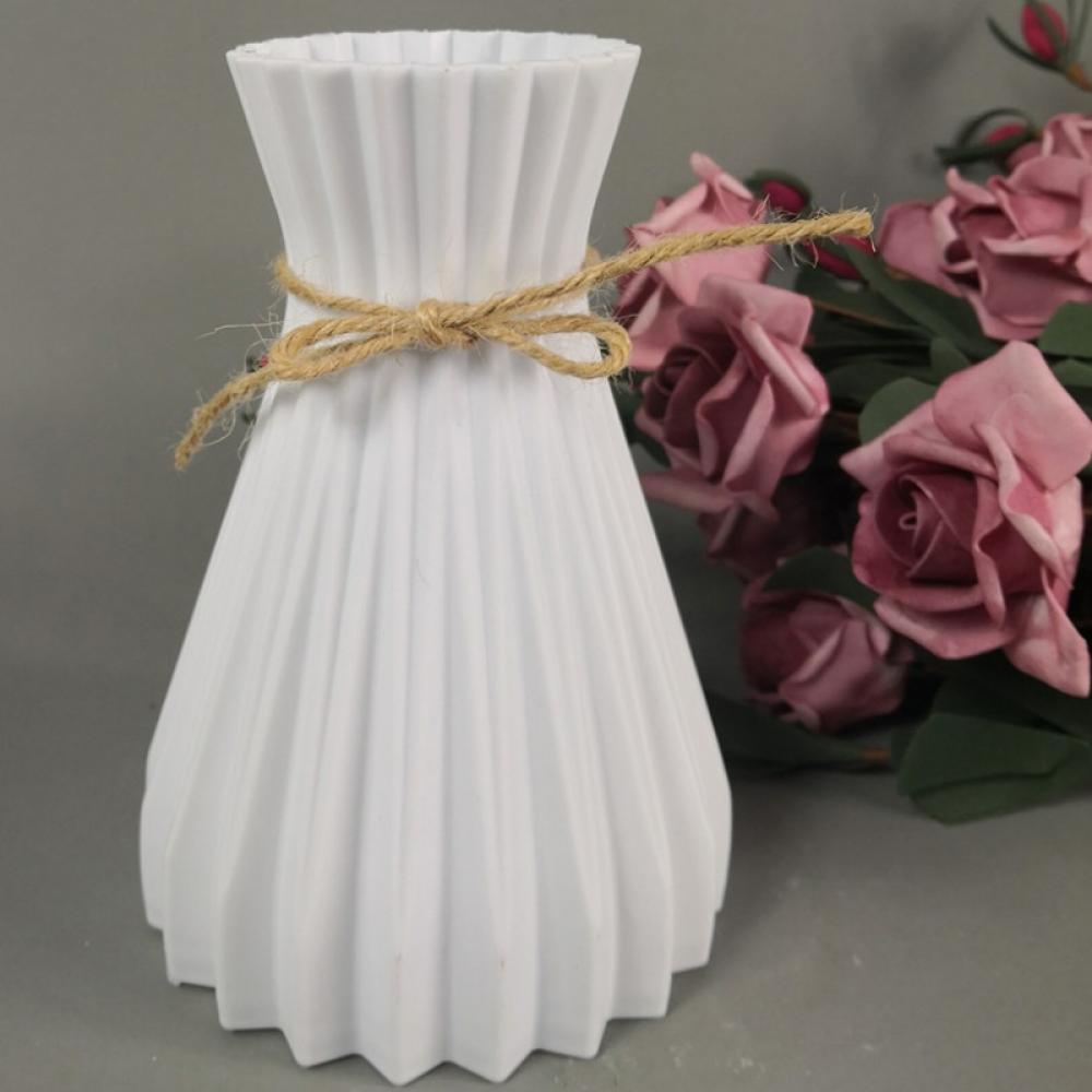 4x6.7in Paper Folding Shape Plastic Vases with Rope Unbreakable ...