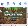 Pixel Birthday Backdrop, Video Game Themed Theme Party Decorations ...