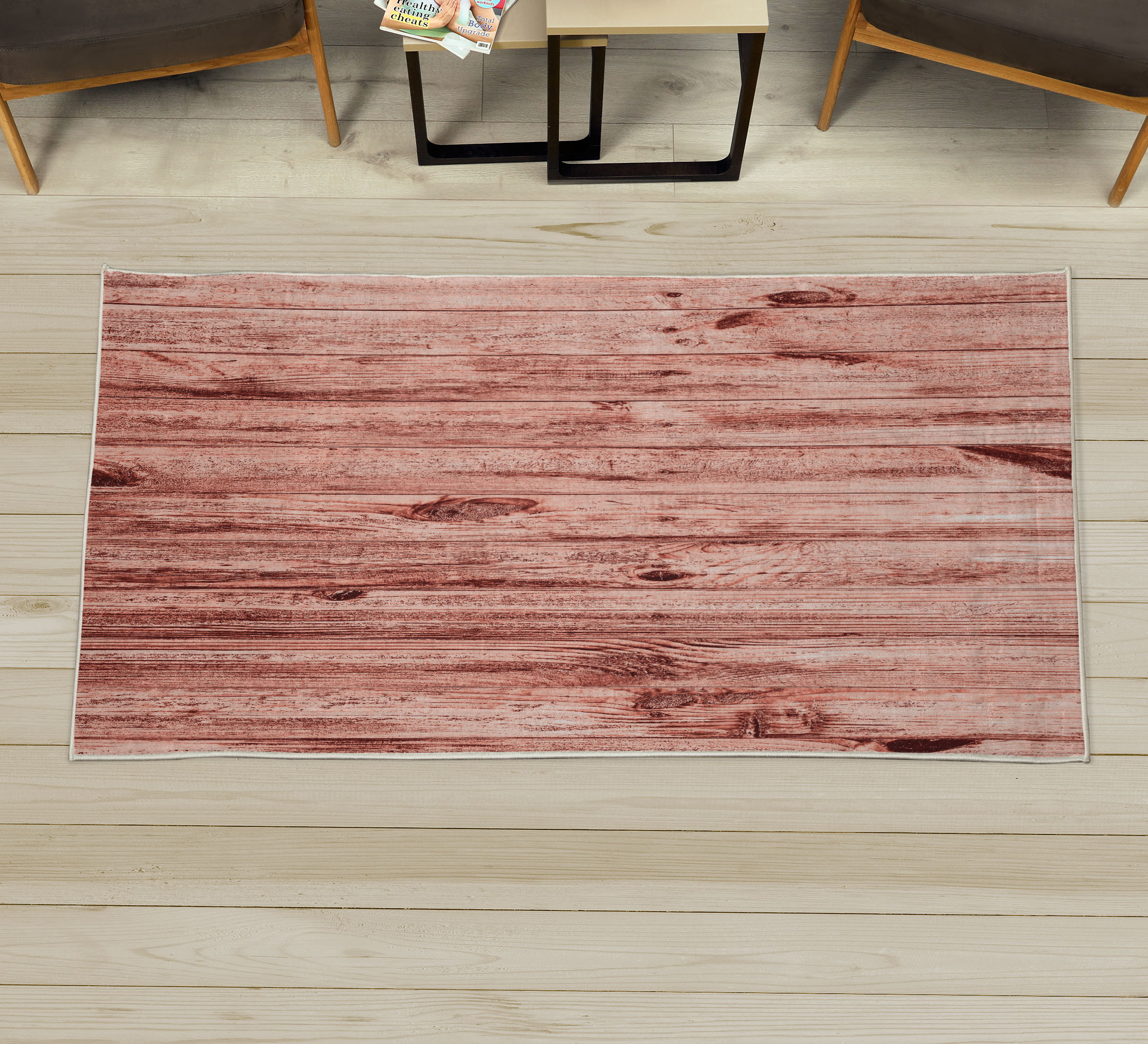 Rustic Decorative Rug, Wall Wooden Texture Background and Antique ...