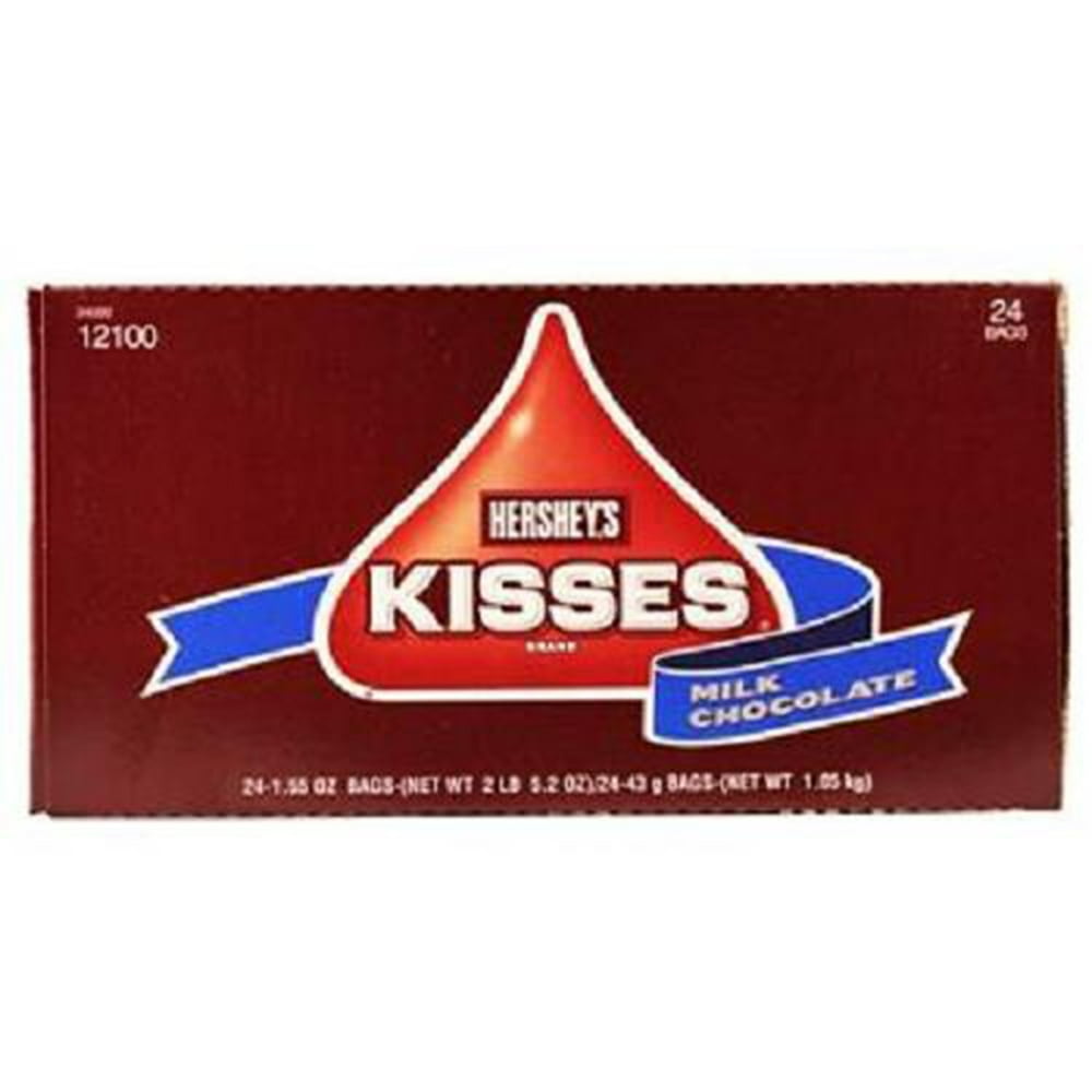 Product Of Hersheys Kisses Milk Chocolate Count 24 155 Oz Chocolate Candy Grab