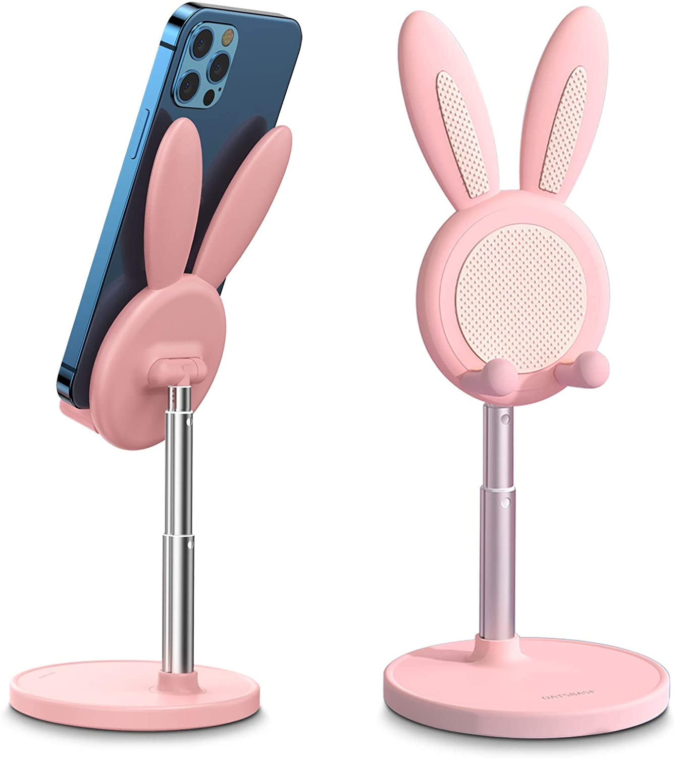 Cute Phone Stand, Adjustable Bunny Phone Stand for Desk, Thick Case ...