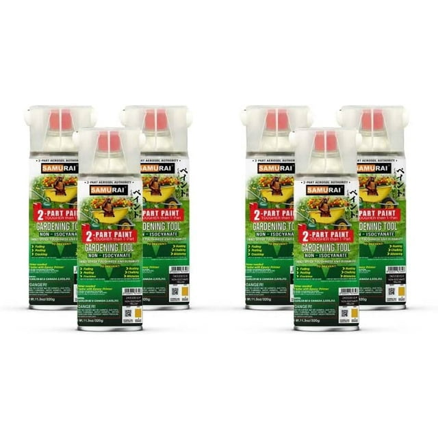 Samurai 2-Part Non-Isocyanate (NISO) Spray Paint for Gardening Tool ...