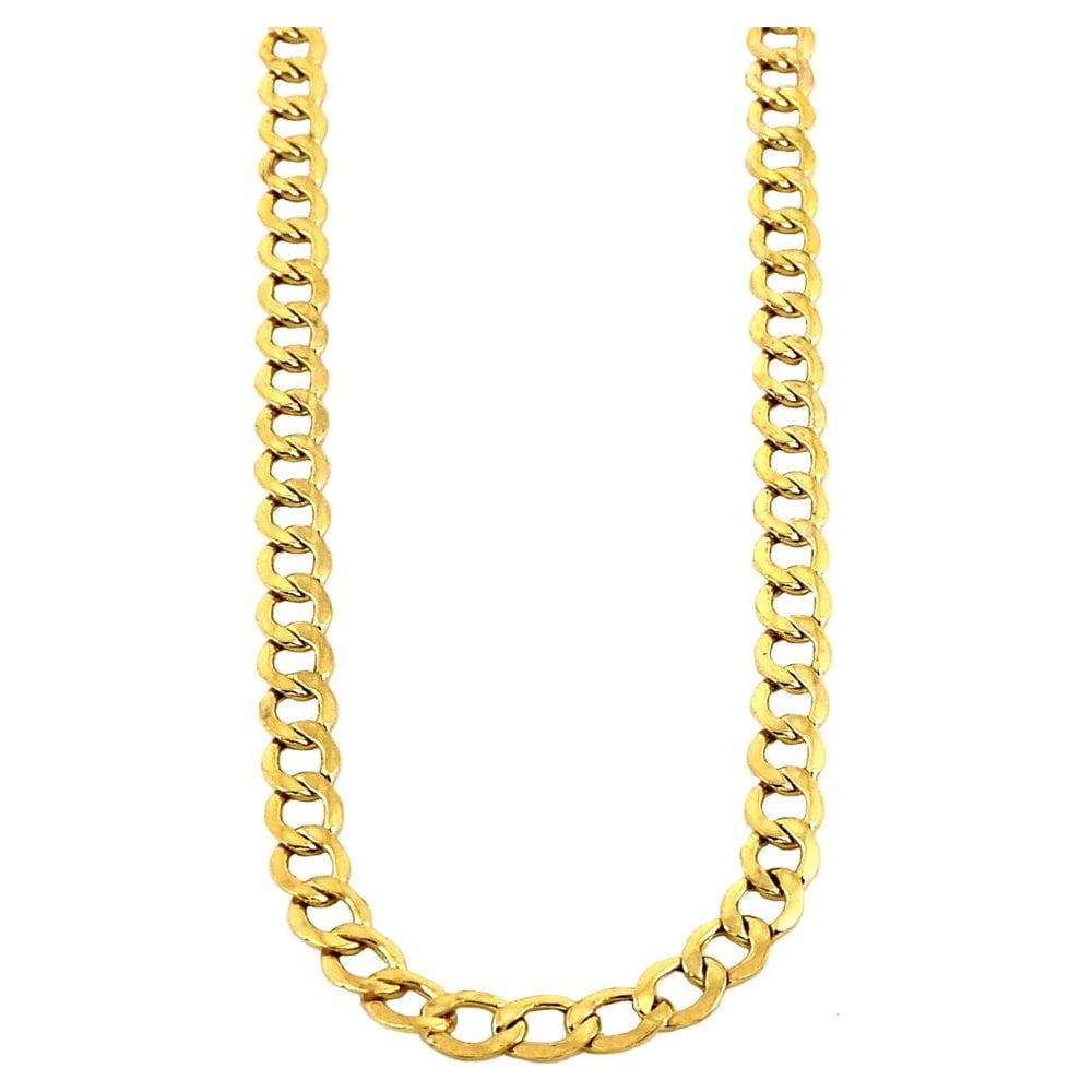Click here for Lngoor Real 10k Yellow Gold Hollow Cuban Men And W... prices