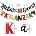 Kwanzaa Banner, Kwanzaa Decorations, Glitter Happy Kwanzaa Banner ...