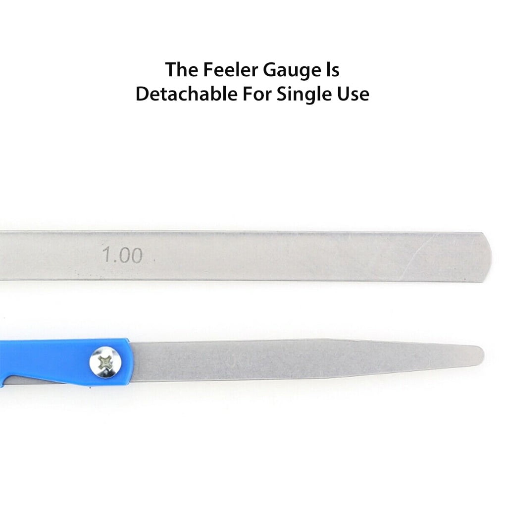 Buy Feeler Gauge Thickness Measurement 0\.02\-1mm Filler Gage 360 Degree 100mm Online at Lowest ...