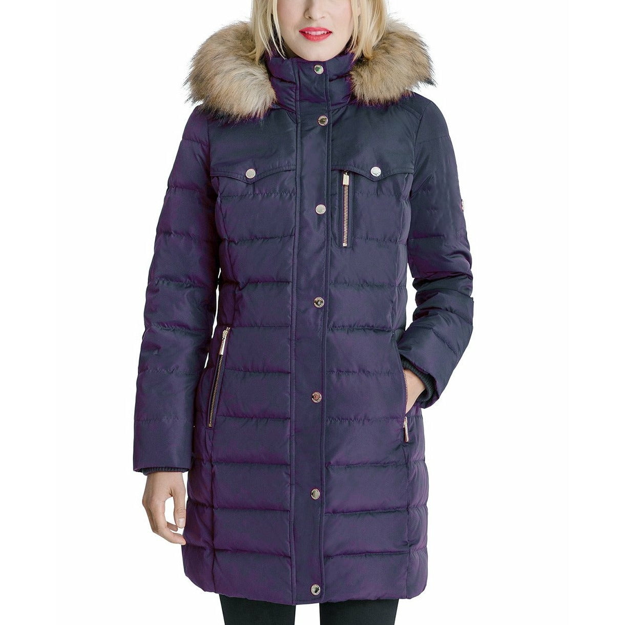 Michael Kors Women's Puffer Down Winter Coat - Walmart.com