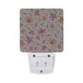 2PCS LED Night Light Auto On/Off Sensor Warm Light Dusk to Dawn for ...