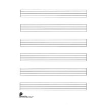 10 Stave Music Writing Pad: Loose Pages (3-Hole Punched for Ring ...