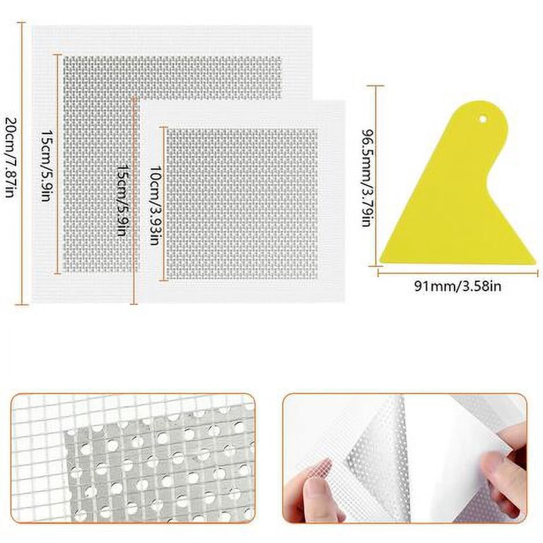 Hole Repair Kit For Walls Seimneire 6-Piece Drywall Repair Mesh Patch ...
