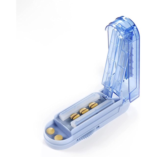 Adjustable Pill Splitter, Stainless Steel Blade, Accurate Alignment for ...