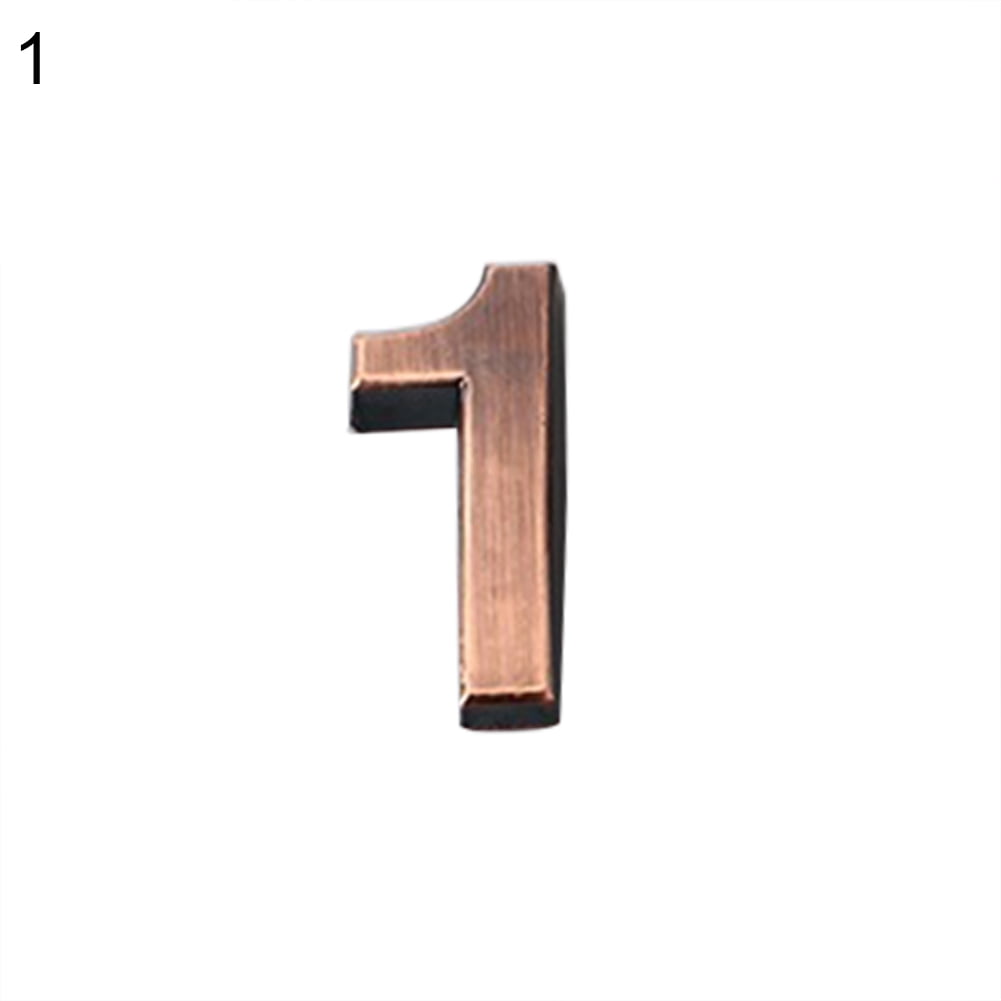 Modern House Numbers - 0-9 Modern House Door Plaque Address Arabic ...