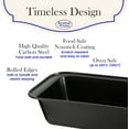 Alpine Cuisine Loaf Pan 8.5x4.5 Inch - Nonstick Coating Carbon Steel ...