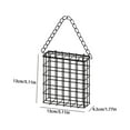 Xhegex Suet Bird Feeder For Outside Black Iron Suet Feeder Cage With Easy Access Design Holds