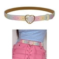 Full Sequins Belt Adult Waist Belt Luxurious Waist Belt Fashion Rainbow ...